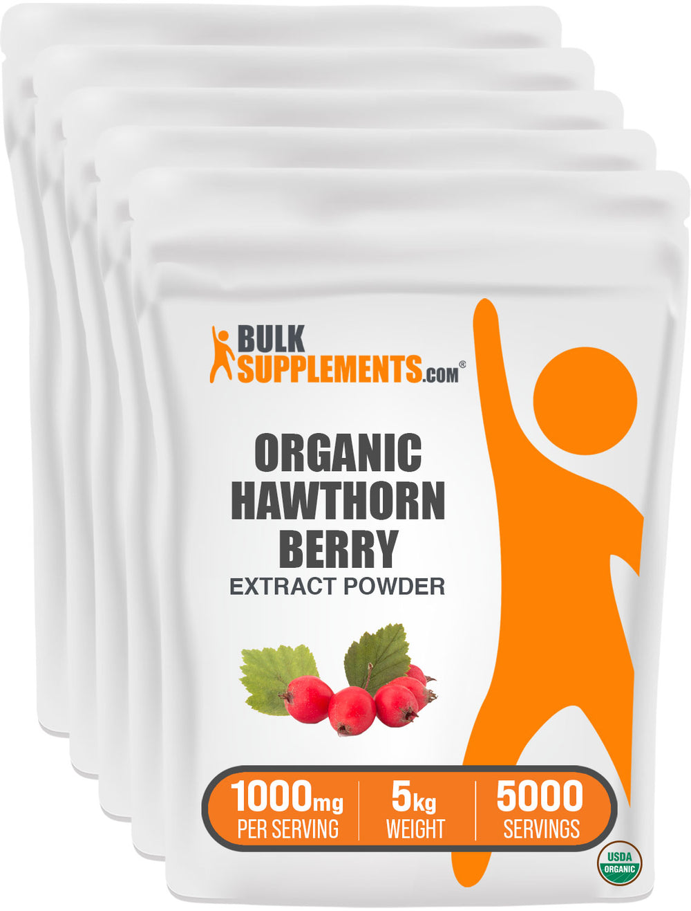 Organic Hawthorn Berry Extract Powder - Heart Healthy