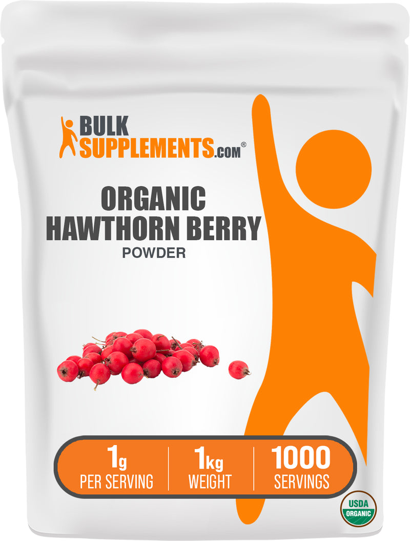 Organic Hawthorn Berry Powder - Herbal Wellness for a Better You