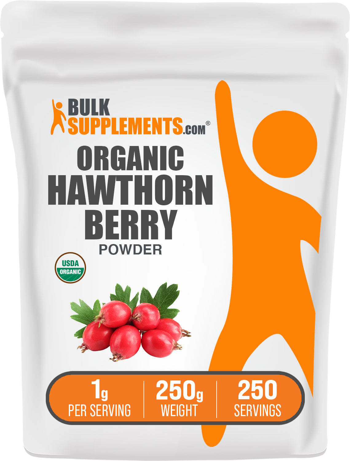 Organic Hawthorn Berry Powder - Herbal Wellness for a Better You
