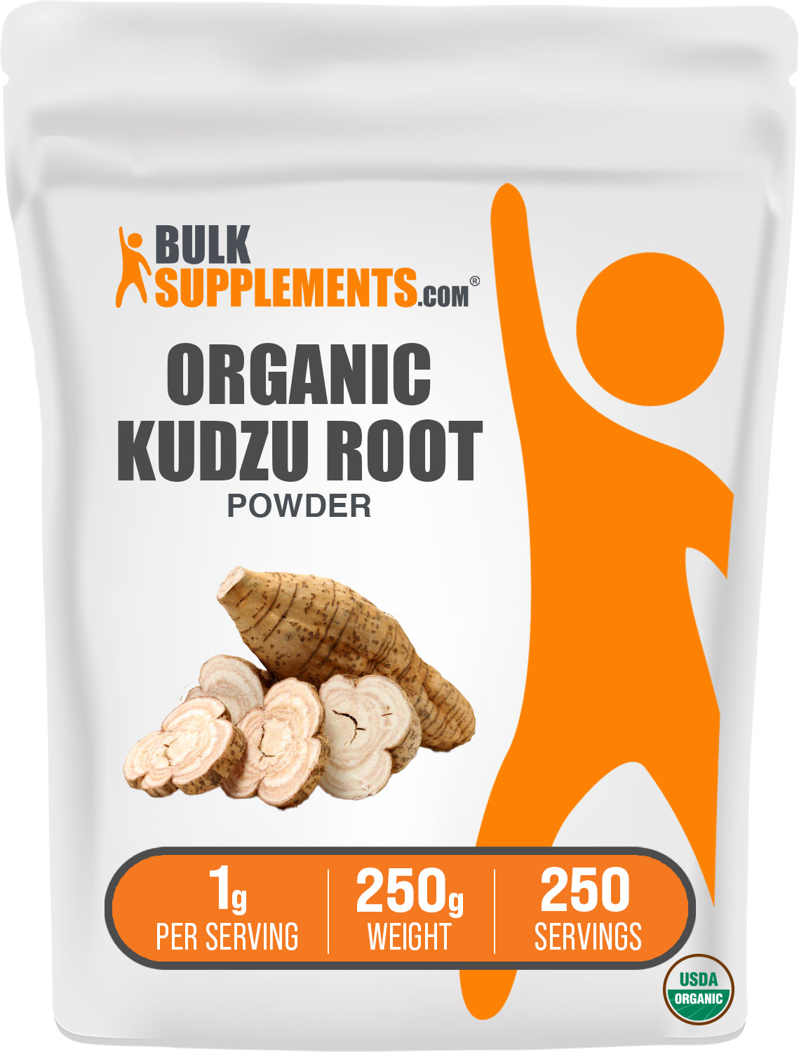 Premium Organic Kudzu Root Powder - Natural Herbal Supplement