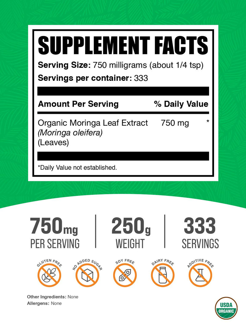 Moringa Extract | Moringa oleifera Extract | Herbal Supplements