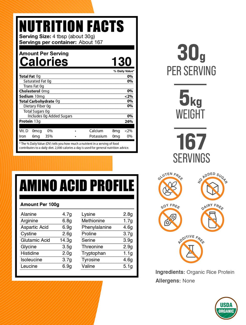 Organic Rice Protein Powder