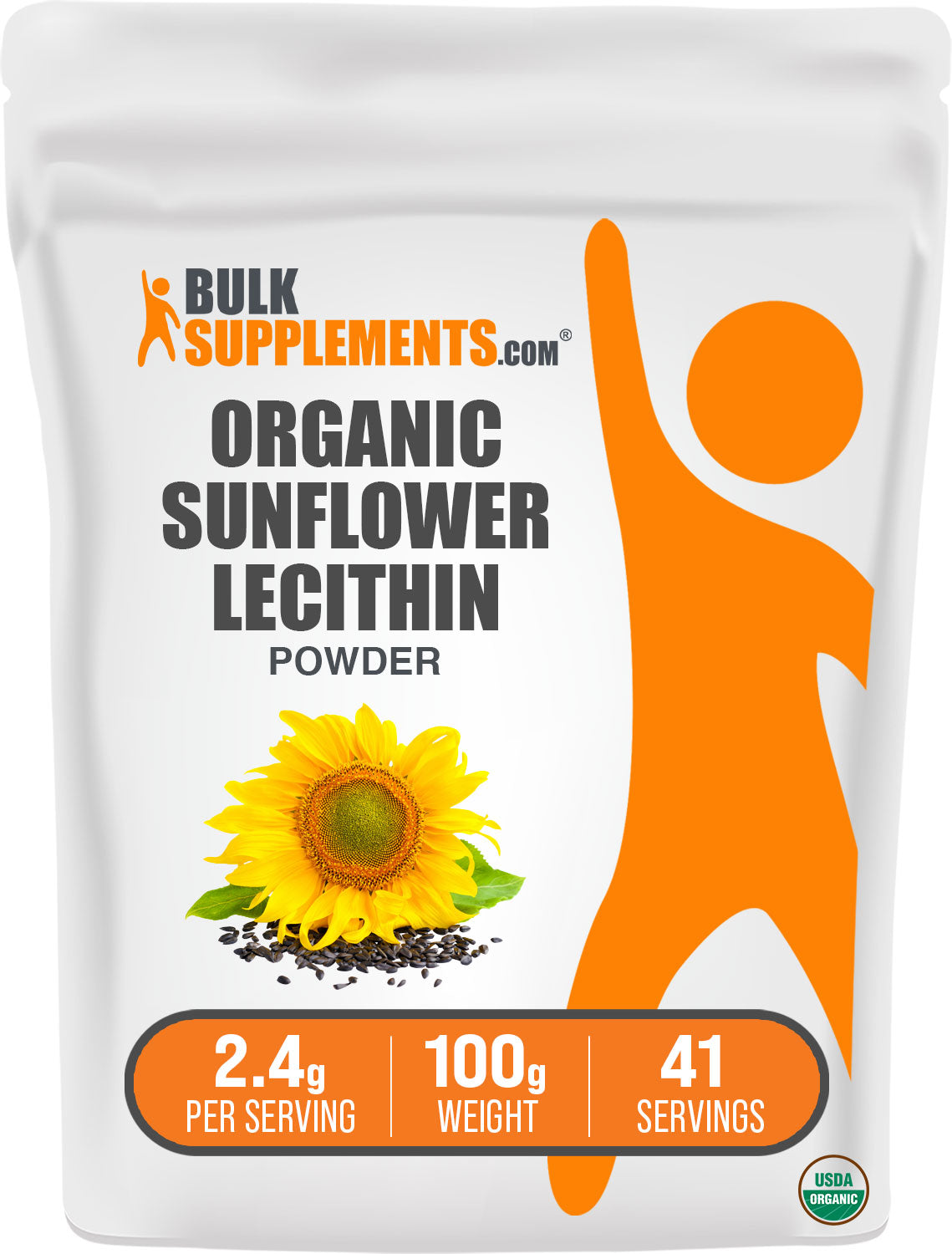 Organic Sunflower Lecithin Powder - Pure & Natural for Optimal Health