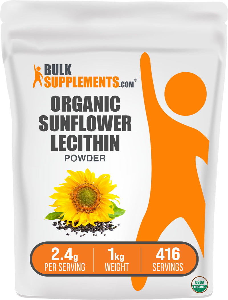 Organic Sunflower Lecithin Powder - Pure & Natural for Optimal Health