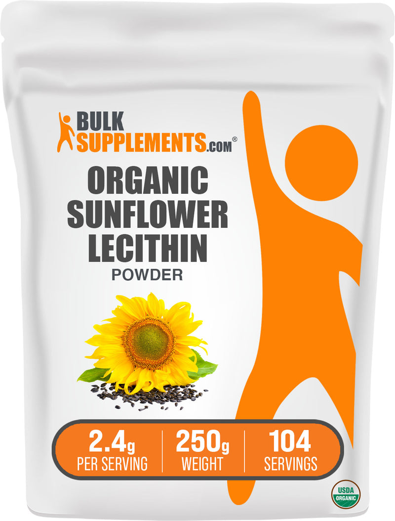 Organic Sunflower Lecithin Powder - Pure & Natural for Optimal Health