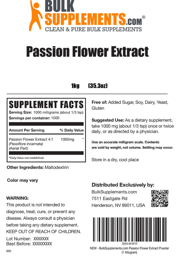 Passion Flower Extract | Passionflower Extract | Passiflora caerulea