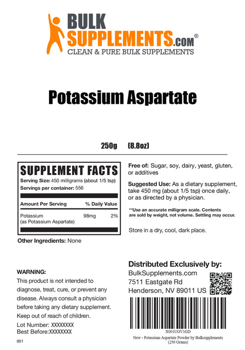 Potassium L-Aspartate Powder | Potassium Supplement