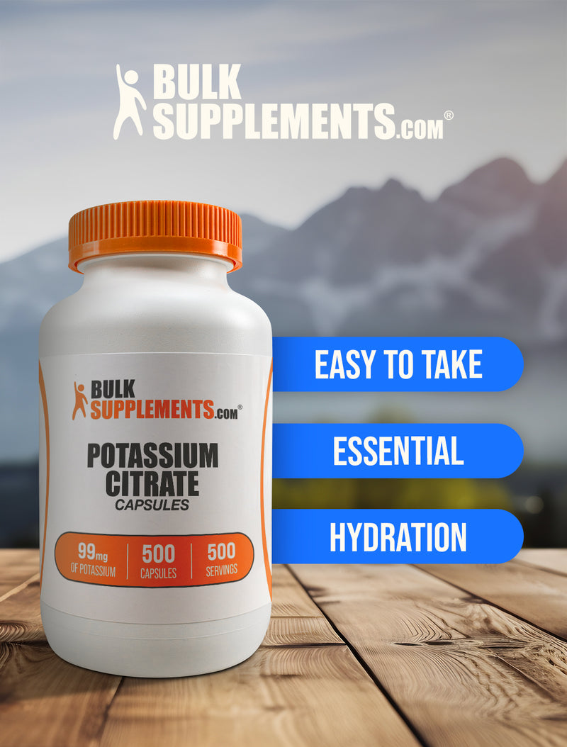 Potassium Citrate Capsules - Improve Muscle Performance & Health
