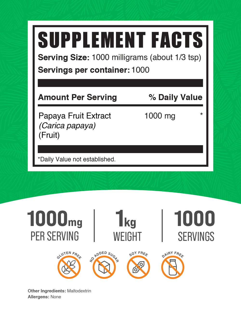 Papaya Extract Powder- Natural Health Booster