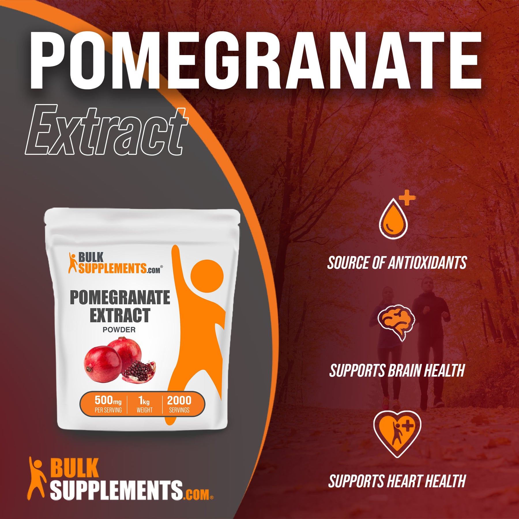 Pomegranate Extract Powder - Powerful Antioxidant Supplement