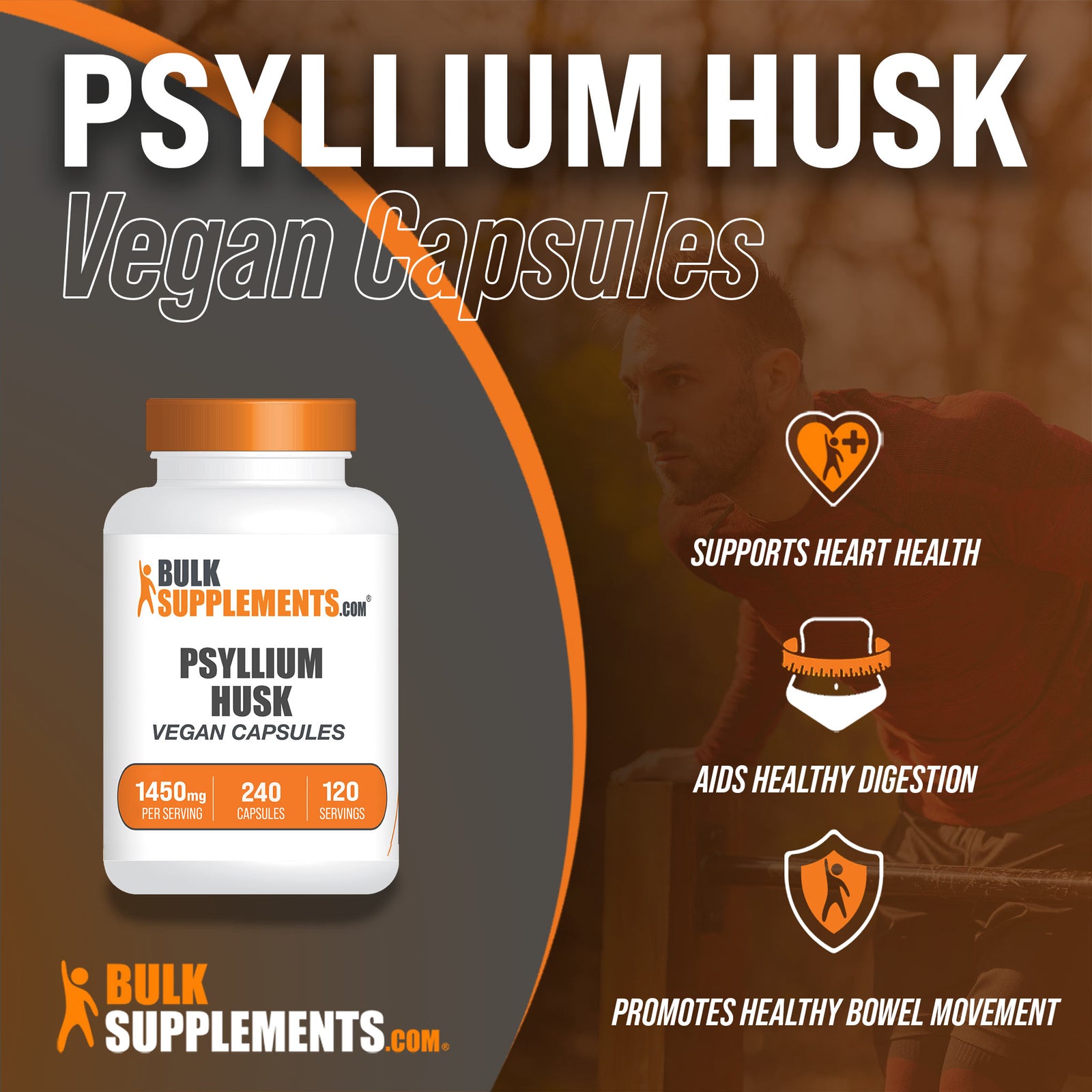 Psyllium Husk Capsules - Get Your Daily Fiber Intake