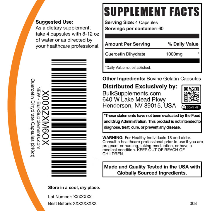 Quercetin Dihydrate - Get the Benefits Now