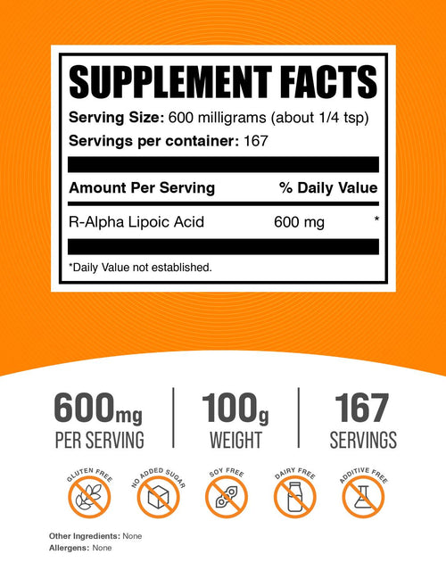 Alpha Lipoic Acid | R-ALA Powder | Antioxidant Supplement