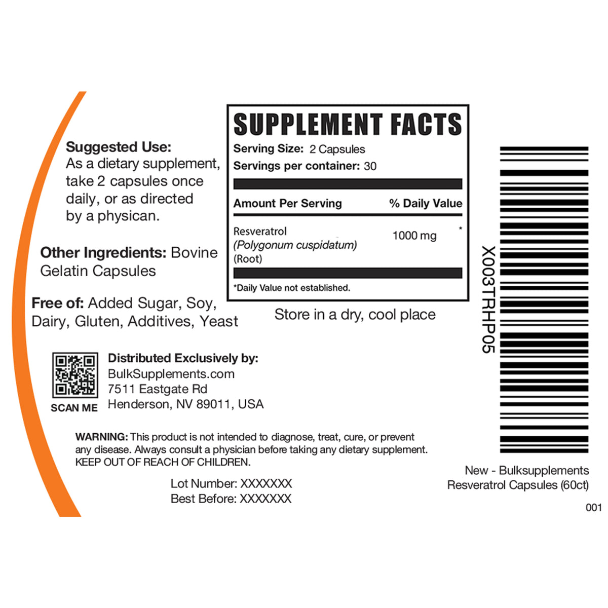 Resveratrol Capsules - Boost Your Cardiovascular Health