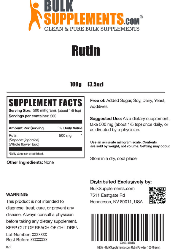 Rutin Supplement | Rutin Benefits