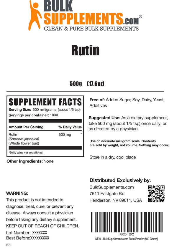 Rutin Supplement | Rutin Benefits