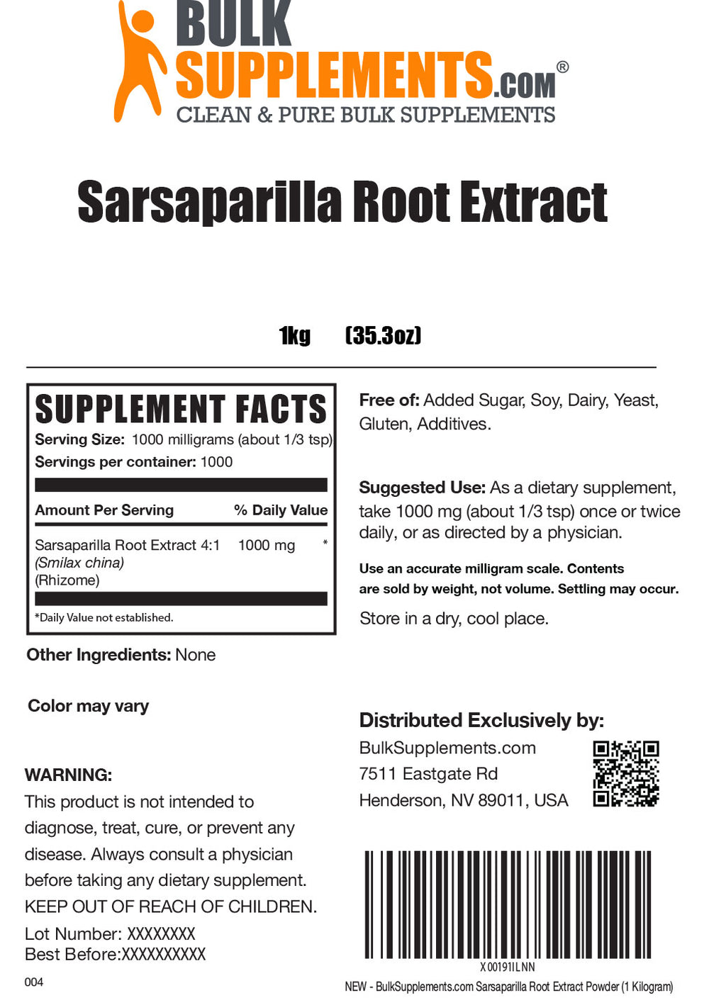 Sarsaparilla Root Extract | Sarsaparilla Plant | Sarsaparilla Herb