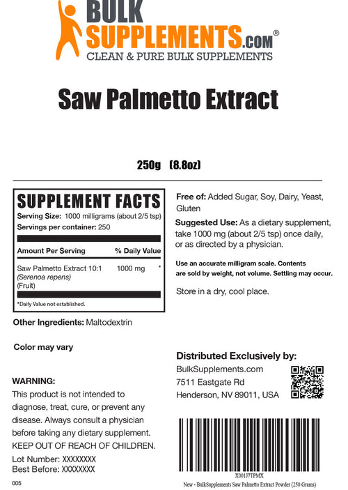 Serenoa repens Extract | Saw Palmetto Extract | Herbal Supplements