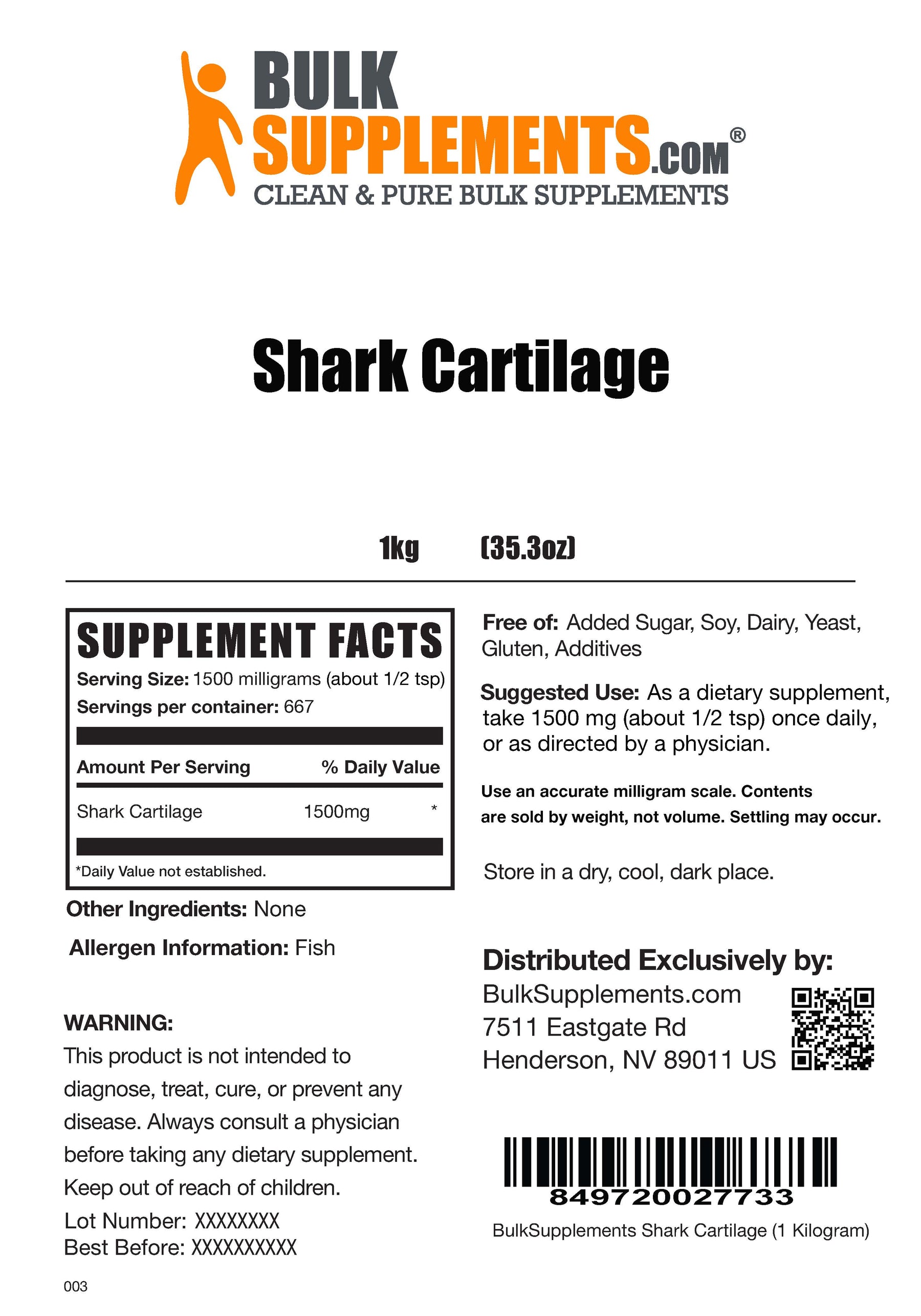 Shark Cartilage | Shark Cartilage Benefits