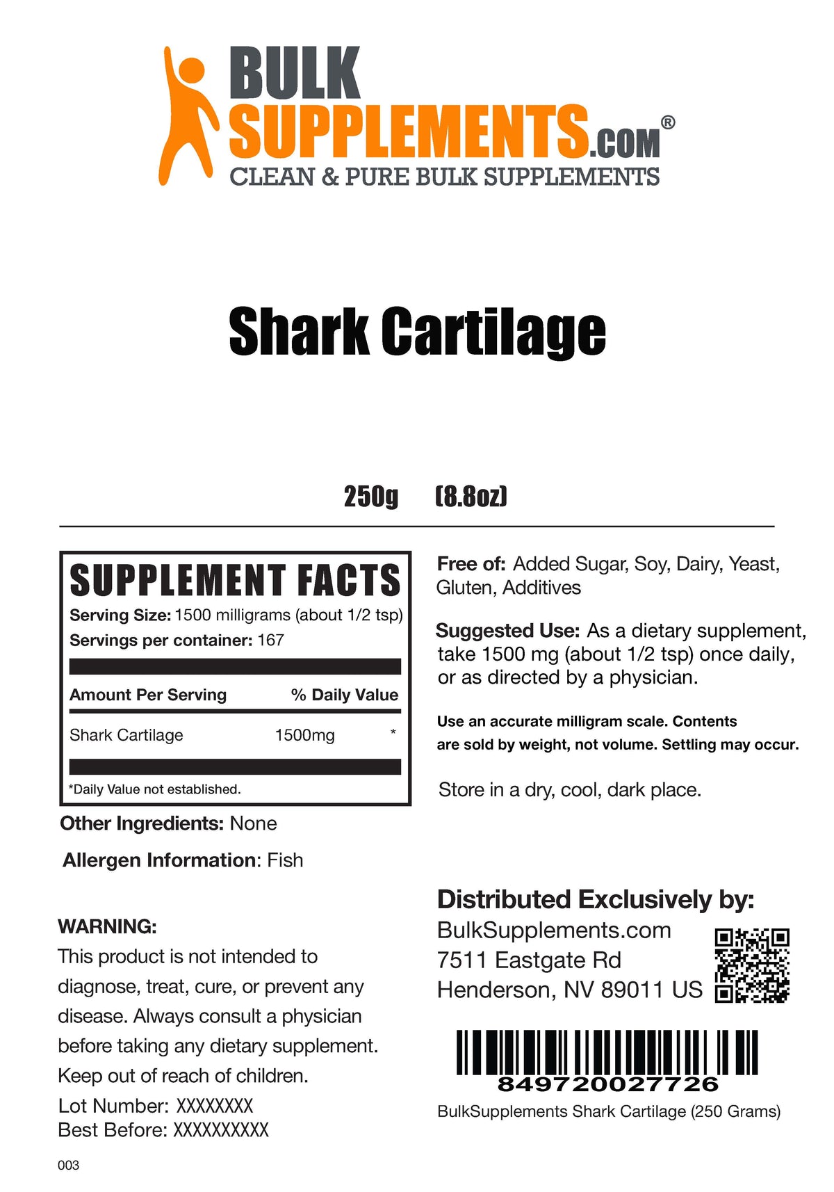 Shark Cartilage | Shark Cartilage Benefits