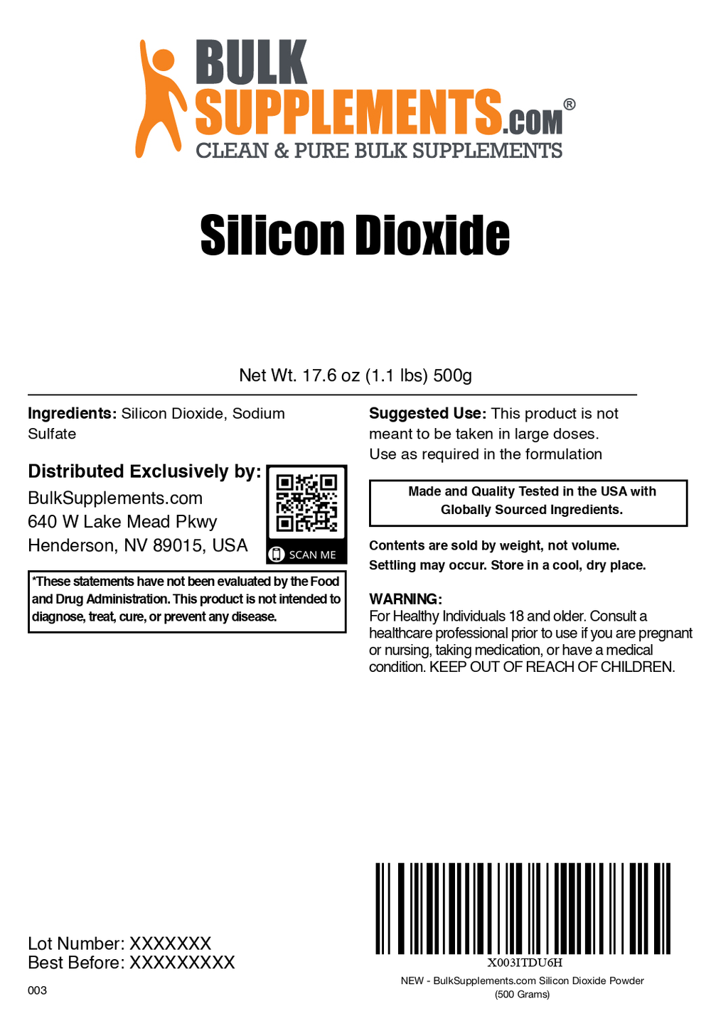 Silicon Dioxide Powder