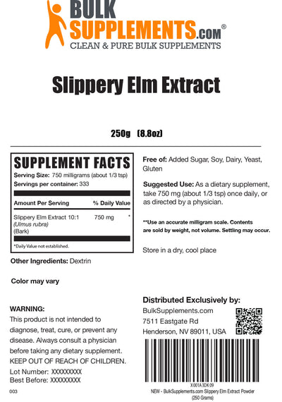 Slippery Elm Bark Extract | Ulmus rubra Bark Extract