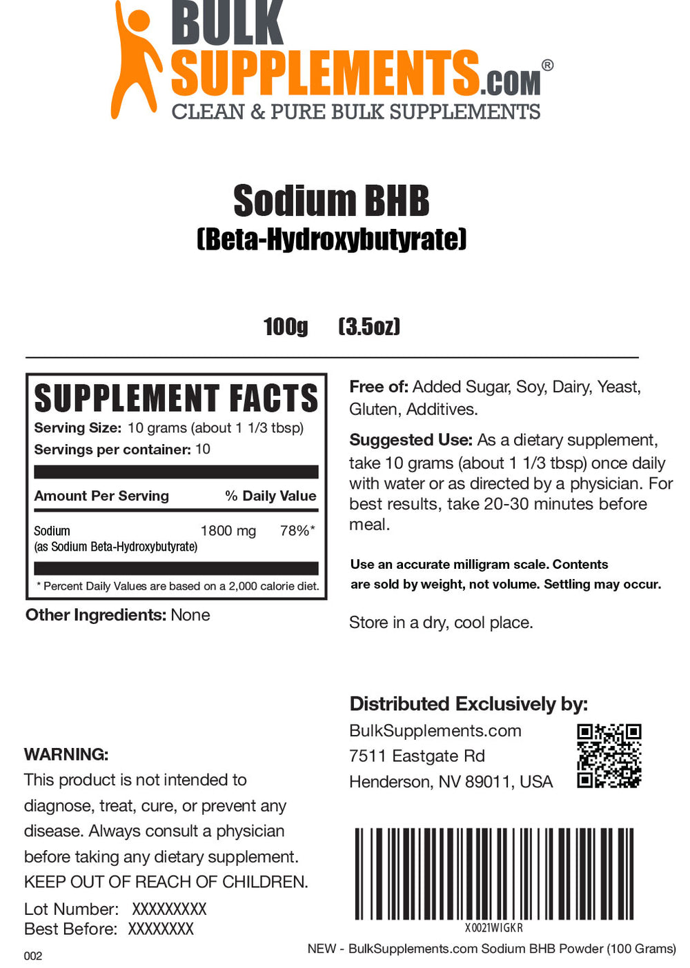 Beta Hydroxybutyrate | BHB