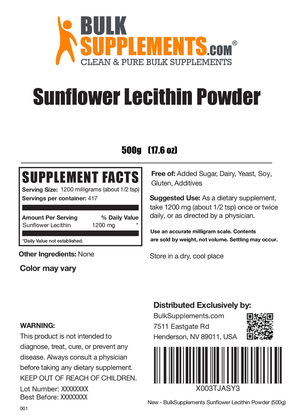 Sunflower Lecithin