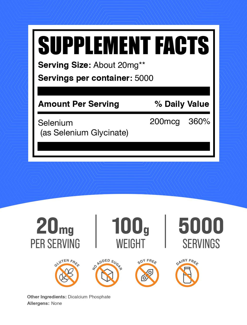 Selenium Benefits | Buy Pure Selenium Glycinate Powder