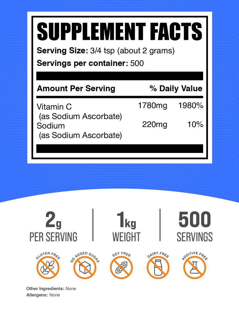 Sodium Ascorbate Powder | Vitamin C Supplement