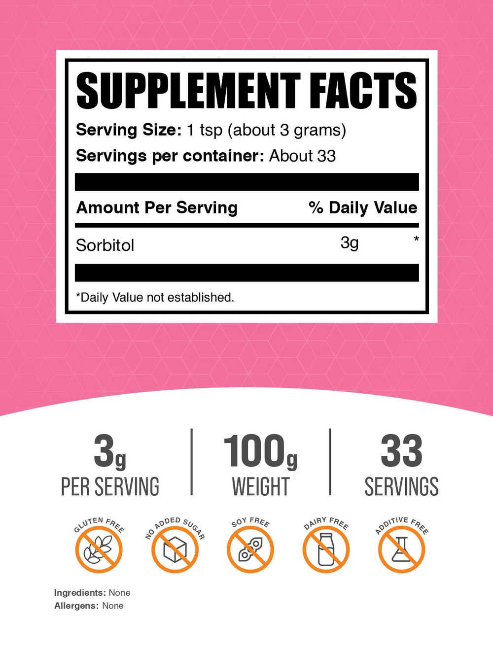 Sorbitol Powder | Glucitol Power