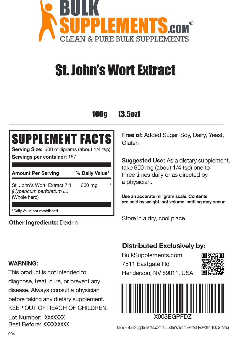 Hypericum perforatum Extract | St. John's Wort Extract