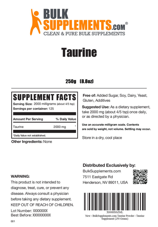 Taurine Powder | Taurine Supplement