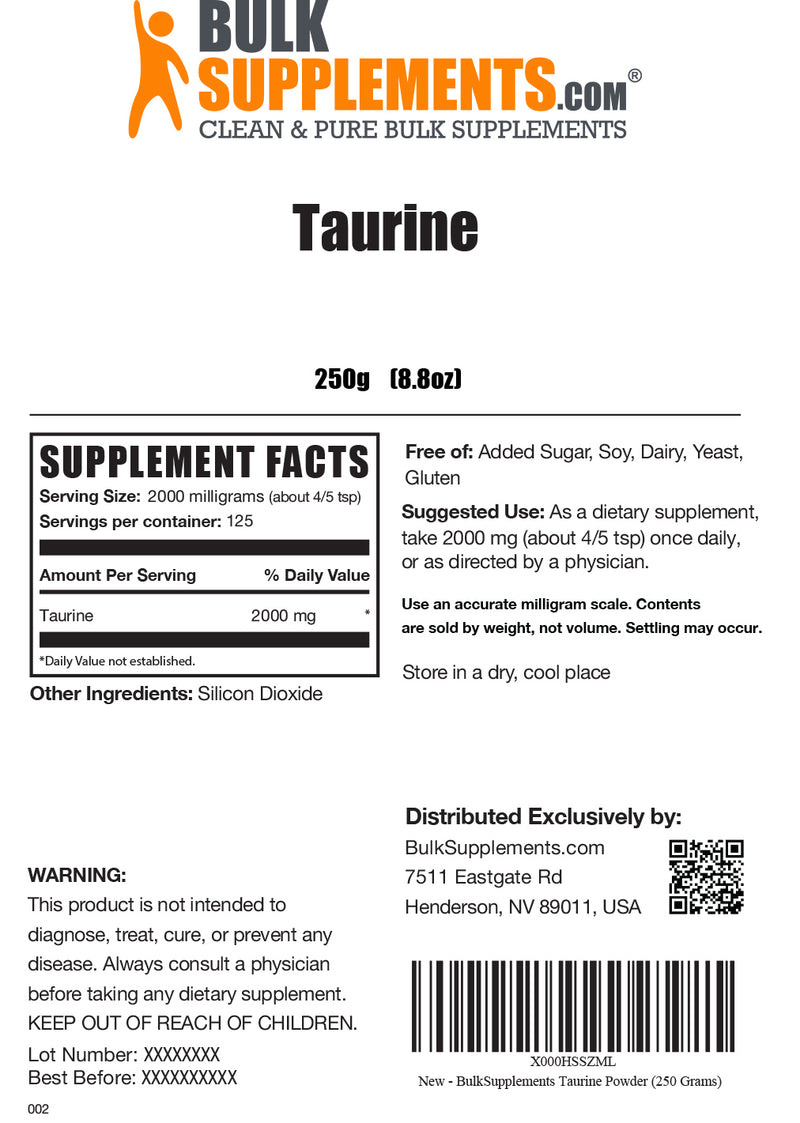 Taurine Powder | Taurine Supplement