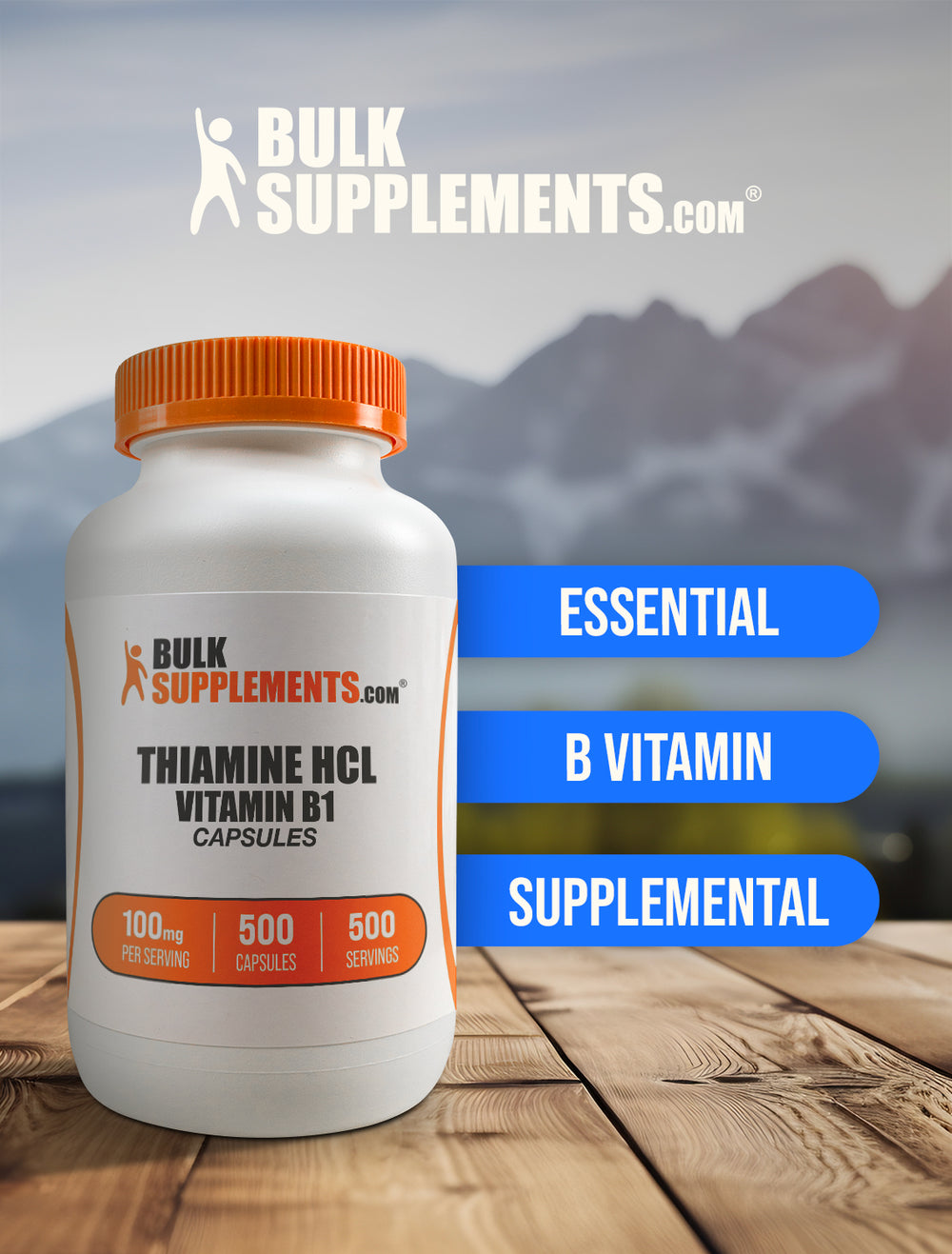 Thiamine HCl (Vitamin B1) Capsules - A Boost of Energy