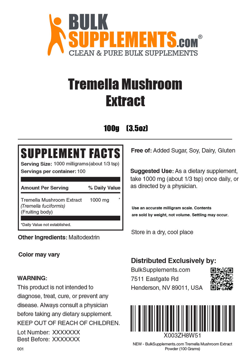 Tremella Mushroom Extract - Get More Youthful Skin