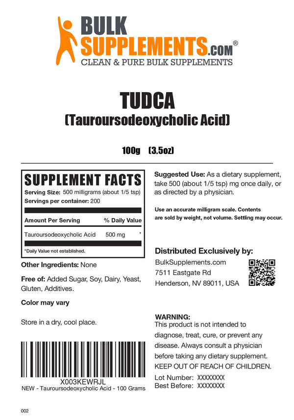 TUDCA | Tudca Supplement | Tudca Powder | Tudca Benefits