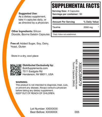 Taurine Powder | Taurine Supplement