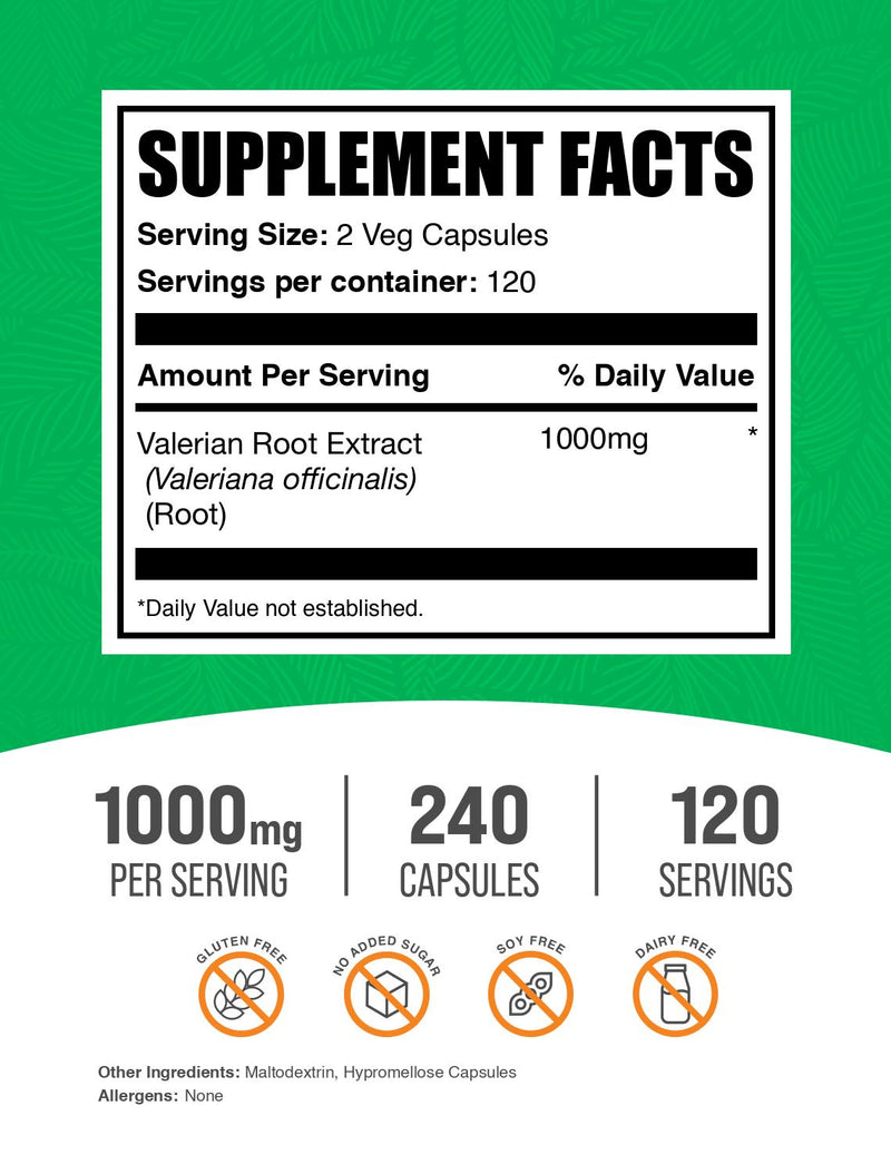 Organic Valerian Root Extract Powder | Valeriana officinalis Extract