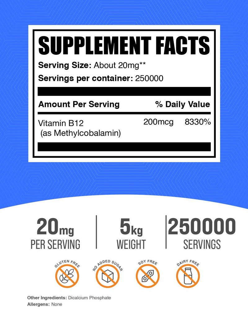 Methylcobalamin Supplement | Vitamin B12 Supplement