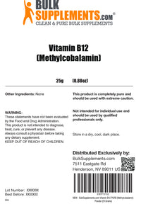 Vitamin B12 Supplement | Methylcobalamin Powder