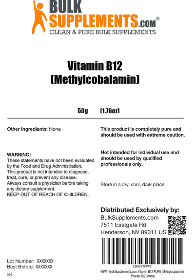 Vitamin B12 Supplement | Methylcobalamin Powder
