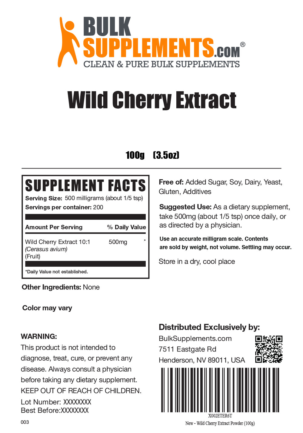 Wild Cherry Extract