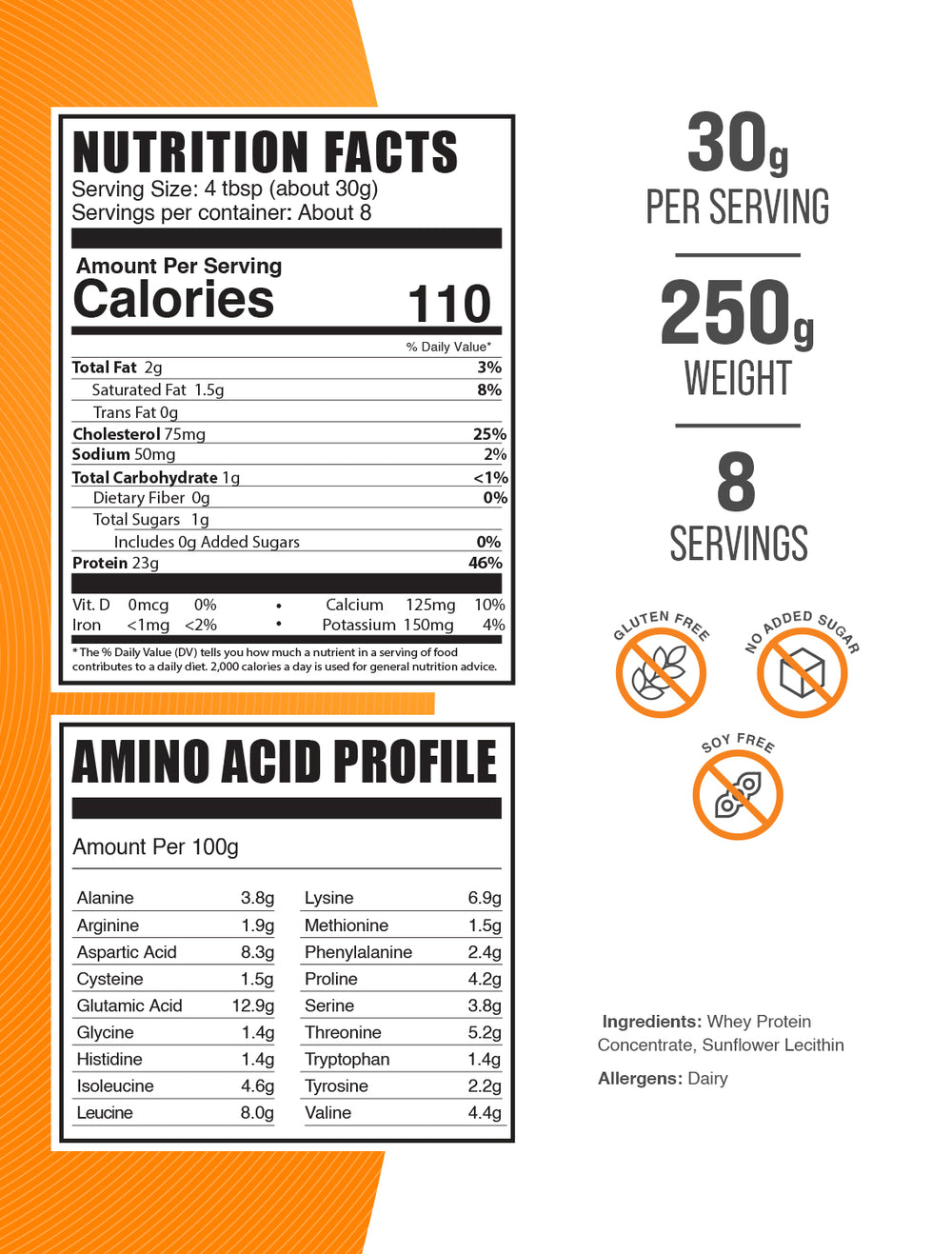 Whey Protein Concentrate 80% | Whey Protein Powder