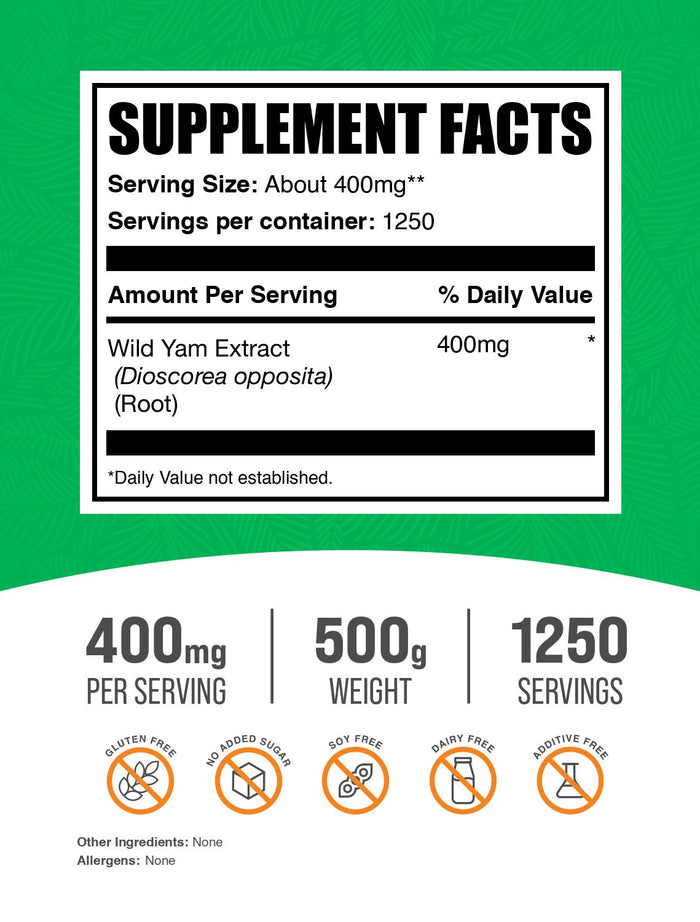Wild Yam Root Extract | Dioscorea nipponica Extract