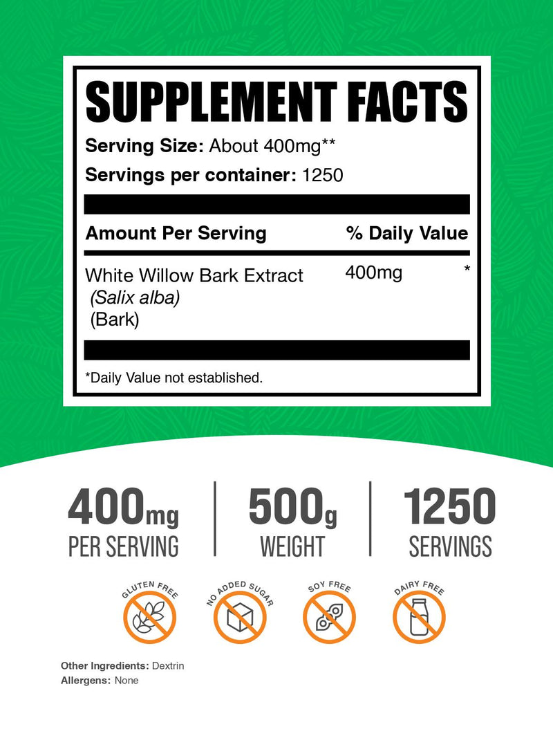 White Willow Bark Extract | Salix alba Extract