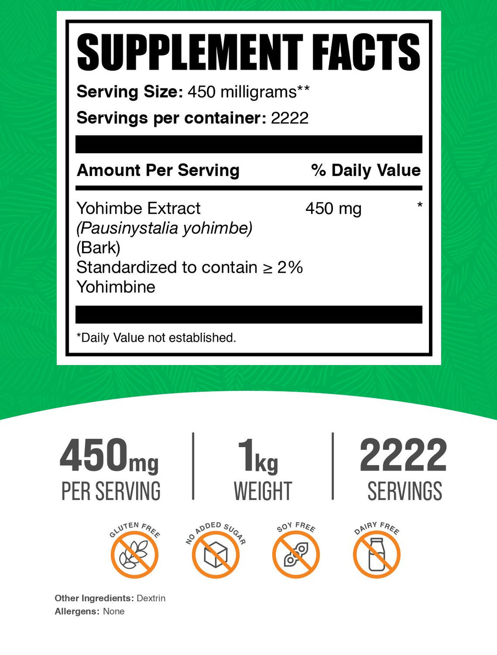Yohimbe Extract | Yohimbe Bark | Pausinystalia yohimbe