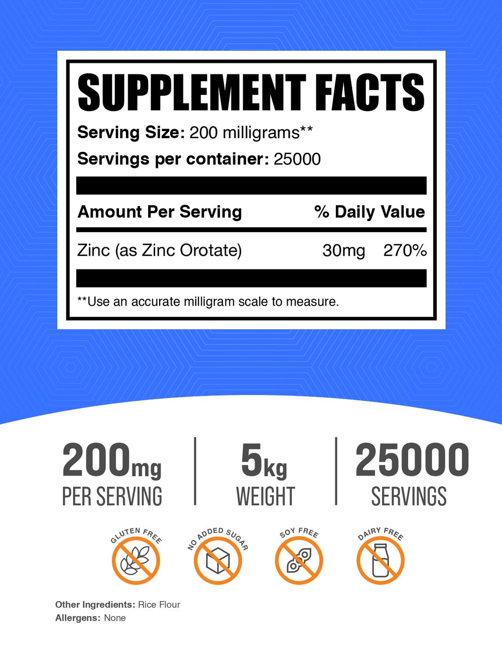 Zinc Orotate Powder | Zinc Supplement | Zinc Orotate Supplement